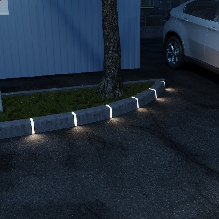 Led Kerb light Recessed Road Decoration buried Step Pavement