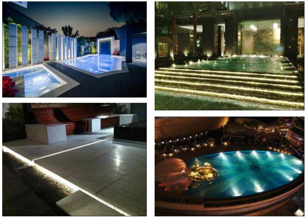 Handrail Linear Light IP68 24V Waterproof Smd Flexible Rgb